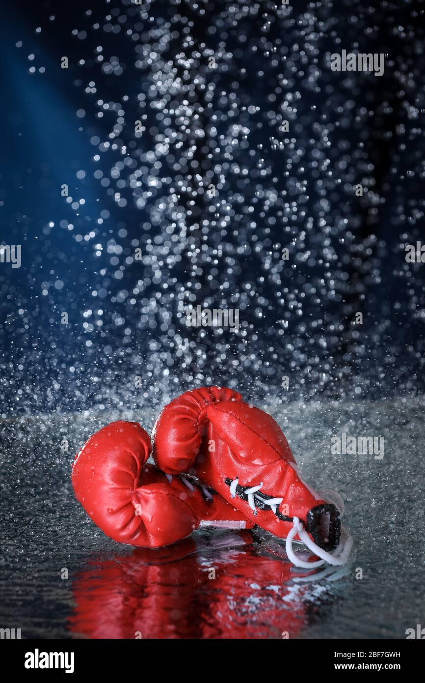 Blue Boxing Gloves Wallpaper