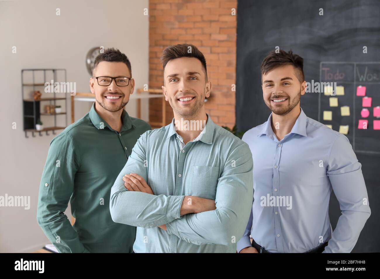 Group of men in office Stock Photo - Alamy
