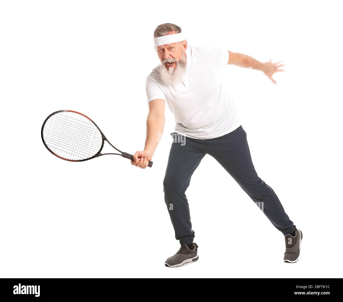 Elderly people playing game Cut Out Stock Images & Pictures - Alamy