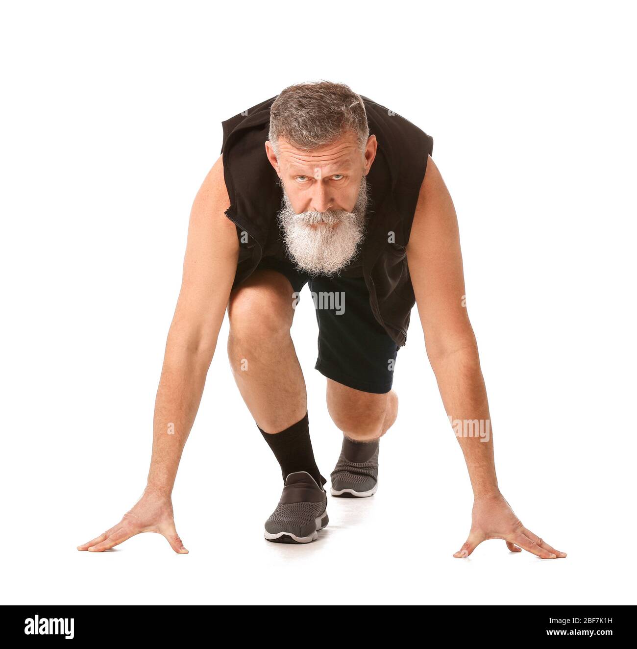 Fit elderly man in Cut Out Stock Images & Pictures - Alamy