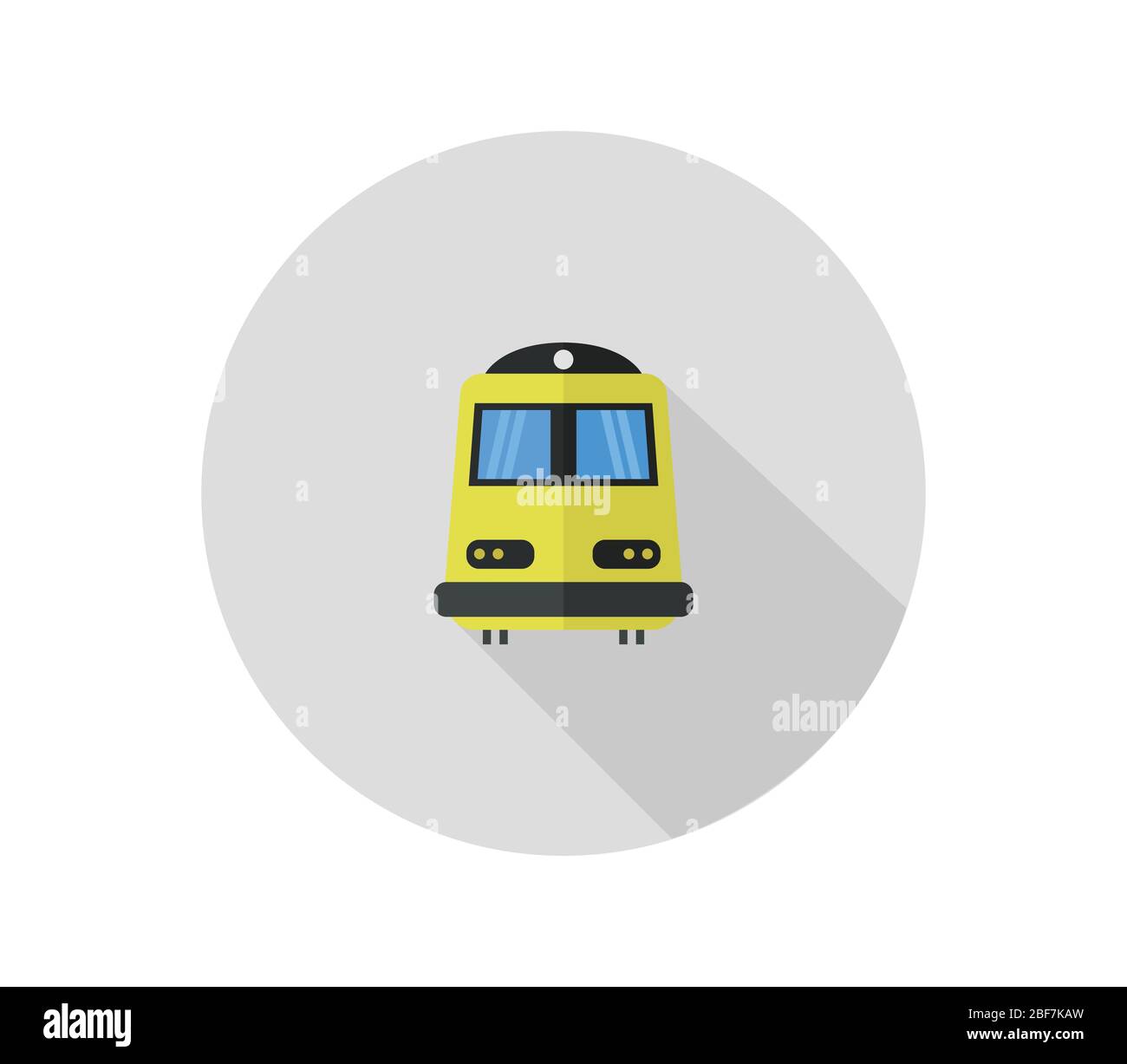 train icon illustrated in vector on white background Stock Vector Image ...
