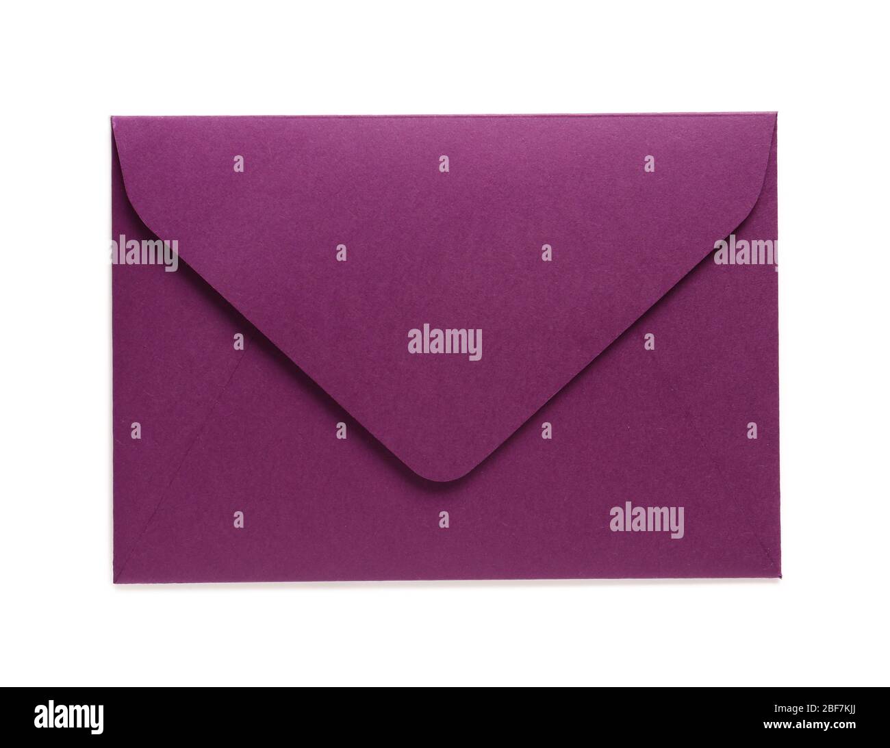 Paper envelope on white background Stock Photo - Alamy