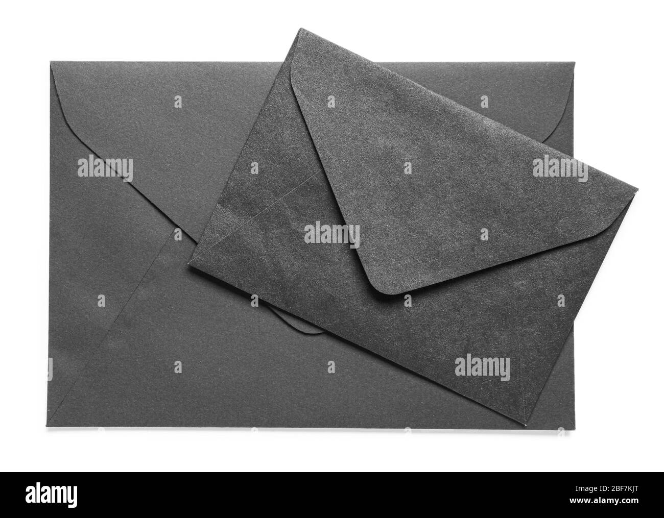 Paper envelopes on white background Stock Photo - Alamy