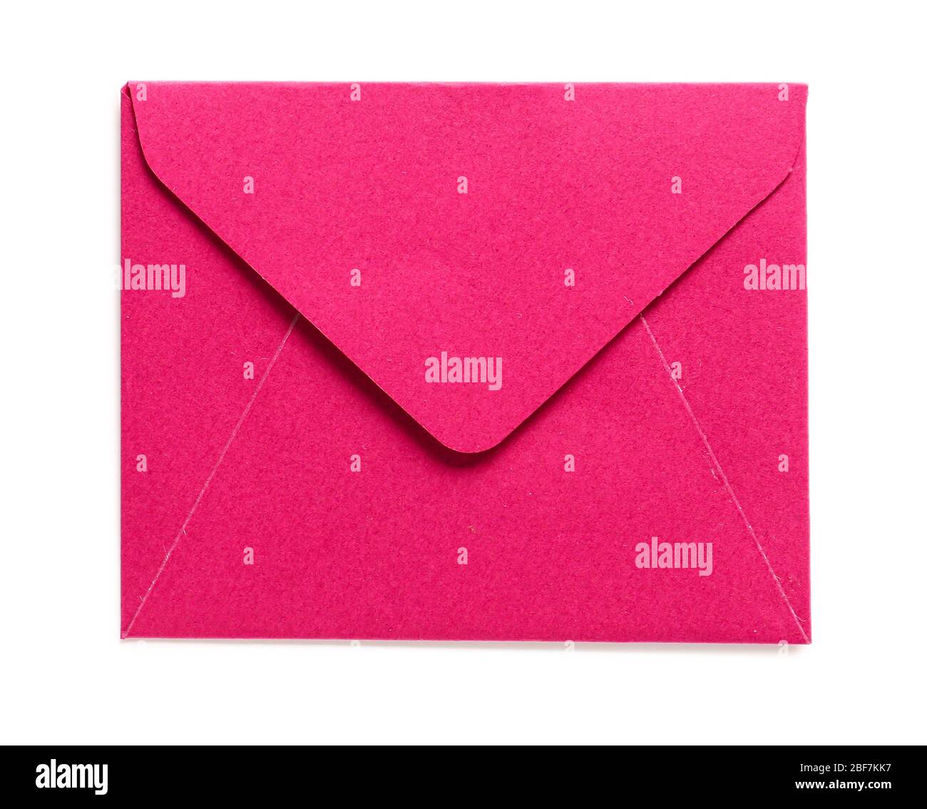 Paper envelope on white background Stock Photo - Alamy