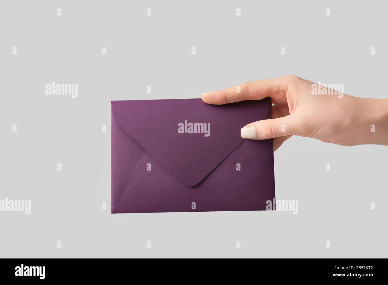 Female hand envelopes on hi-res stock photography and images - Alamy