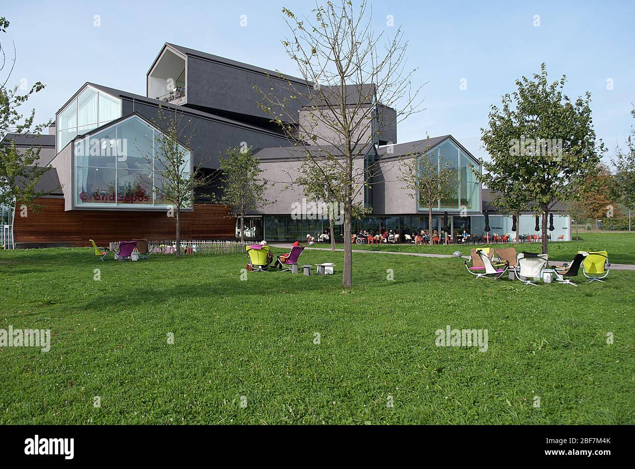 VitraHaus Vitra Haus Charcoal Stucco Vitra Campus by Herzog de Meuron ...