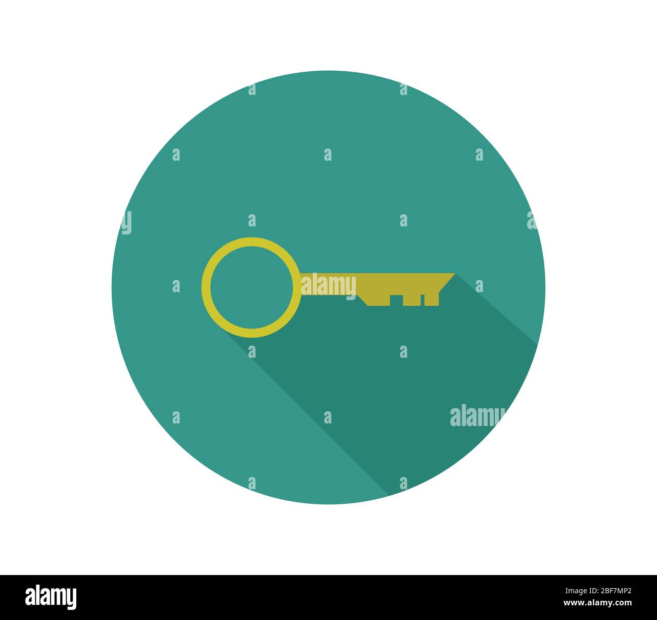 key icon illustrated in vector on white background Stock Vector Image ...