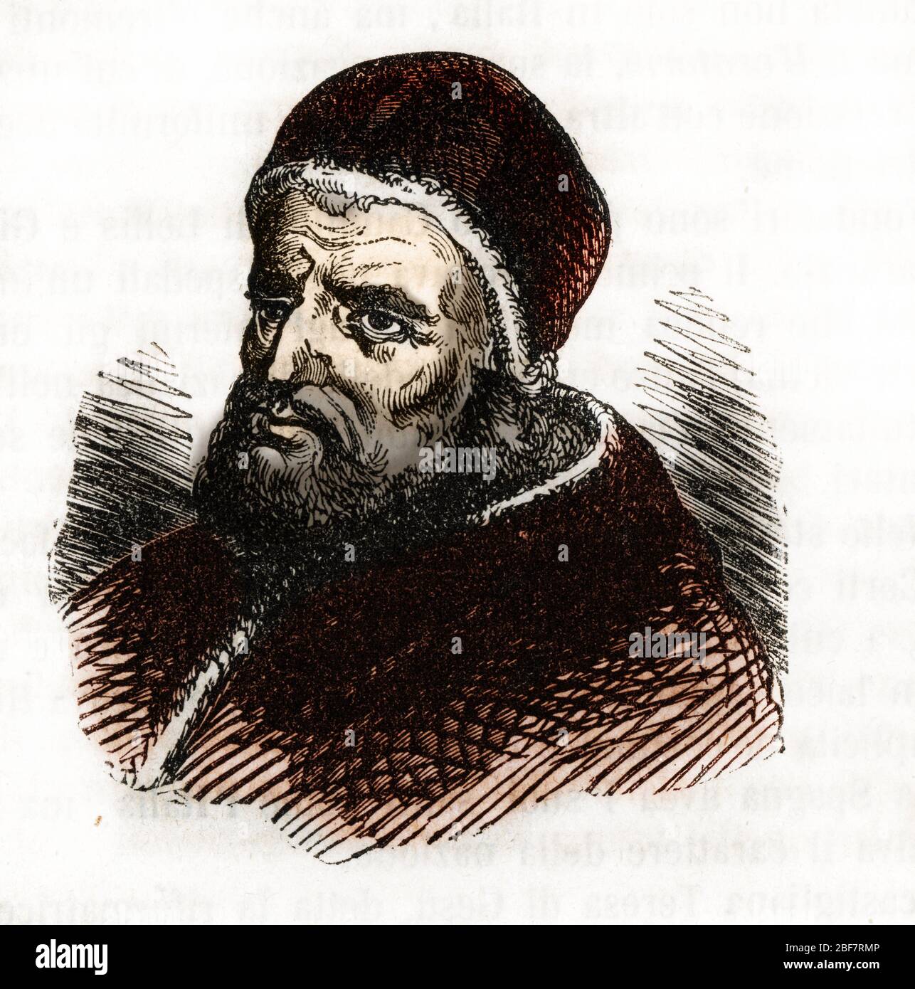 Portrait du Pape Gregoire XIII (Ugo Boncompagni, Gregorius XIII ou ...