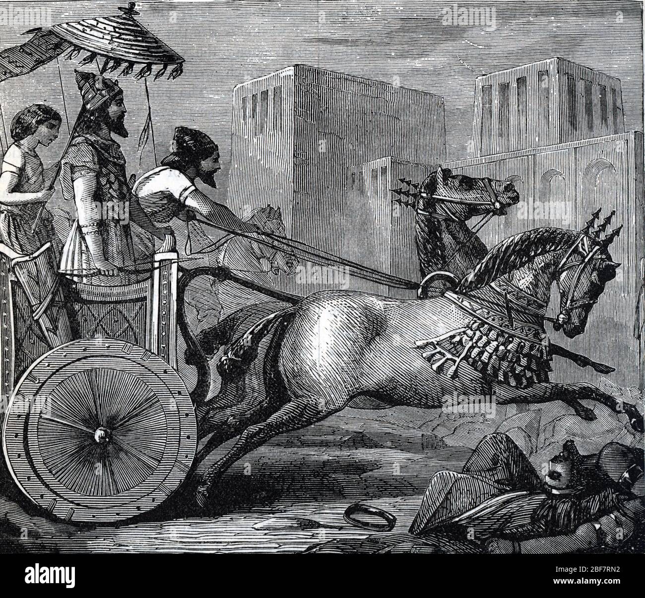 Ecbatana captured from the Median ruler Astyages by the Persian king ...