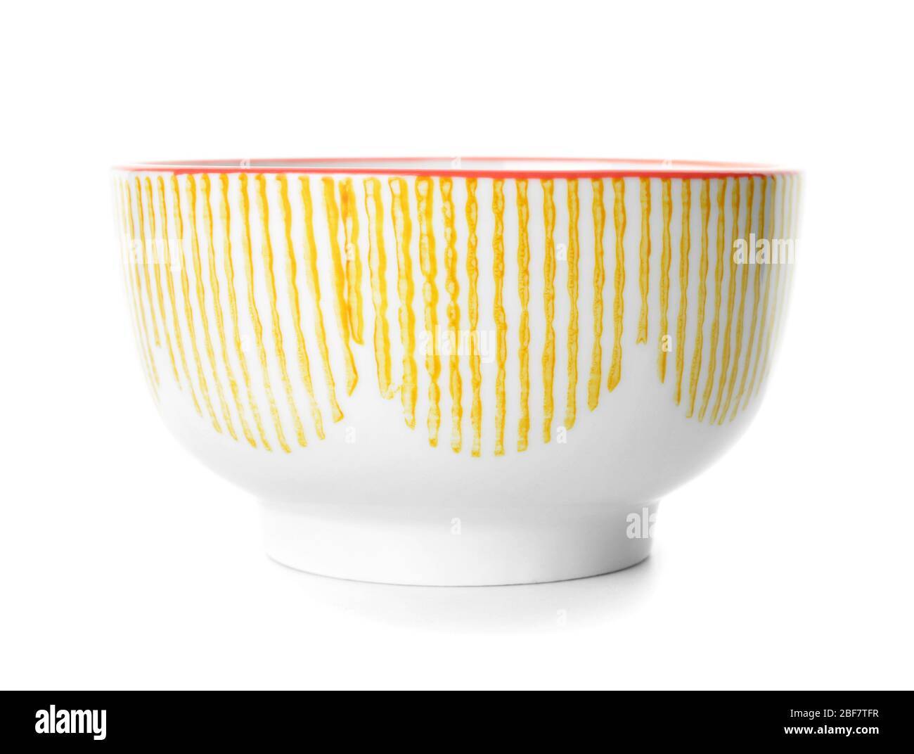 Clean bowl on white background Stock Photo - Alamy