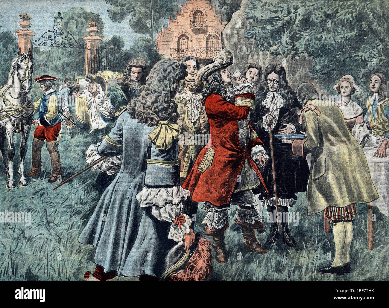 "Representation du tsar de Russie Pierre le Grand (1672-1725) prenant ...