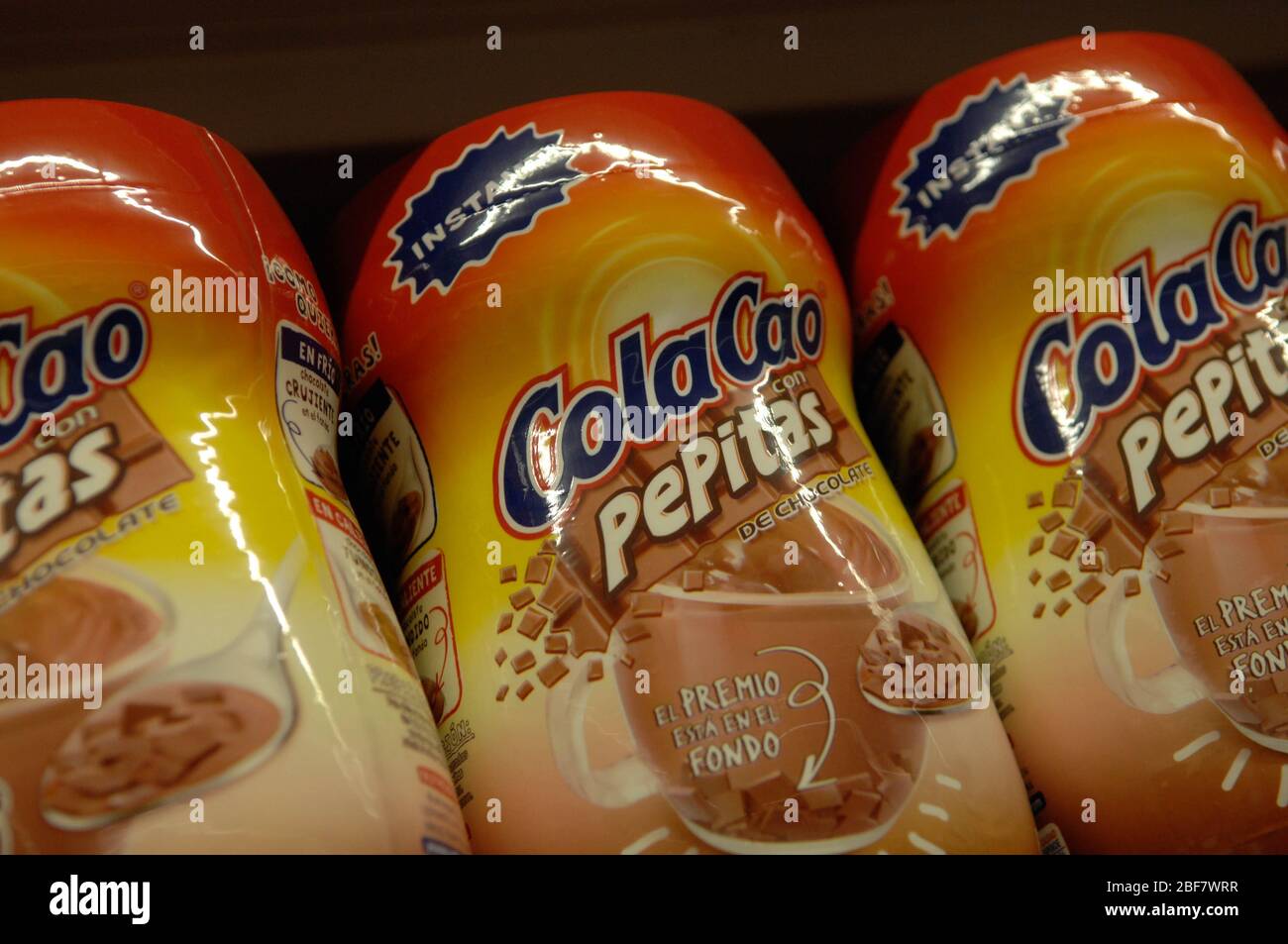 Cola Cao,hot chocolate drink Stock Photo - Alamy