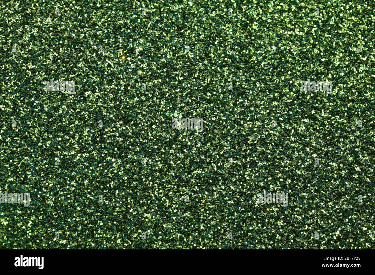 bright green glittery background with many glitter Stock Photo - Alamy