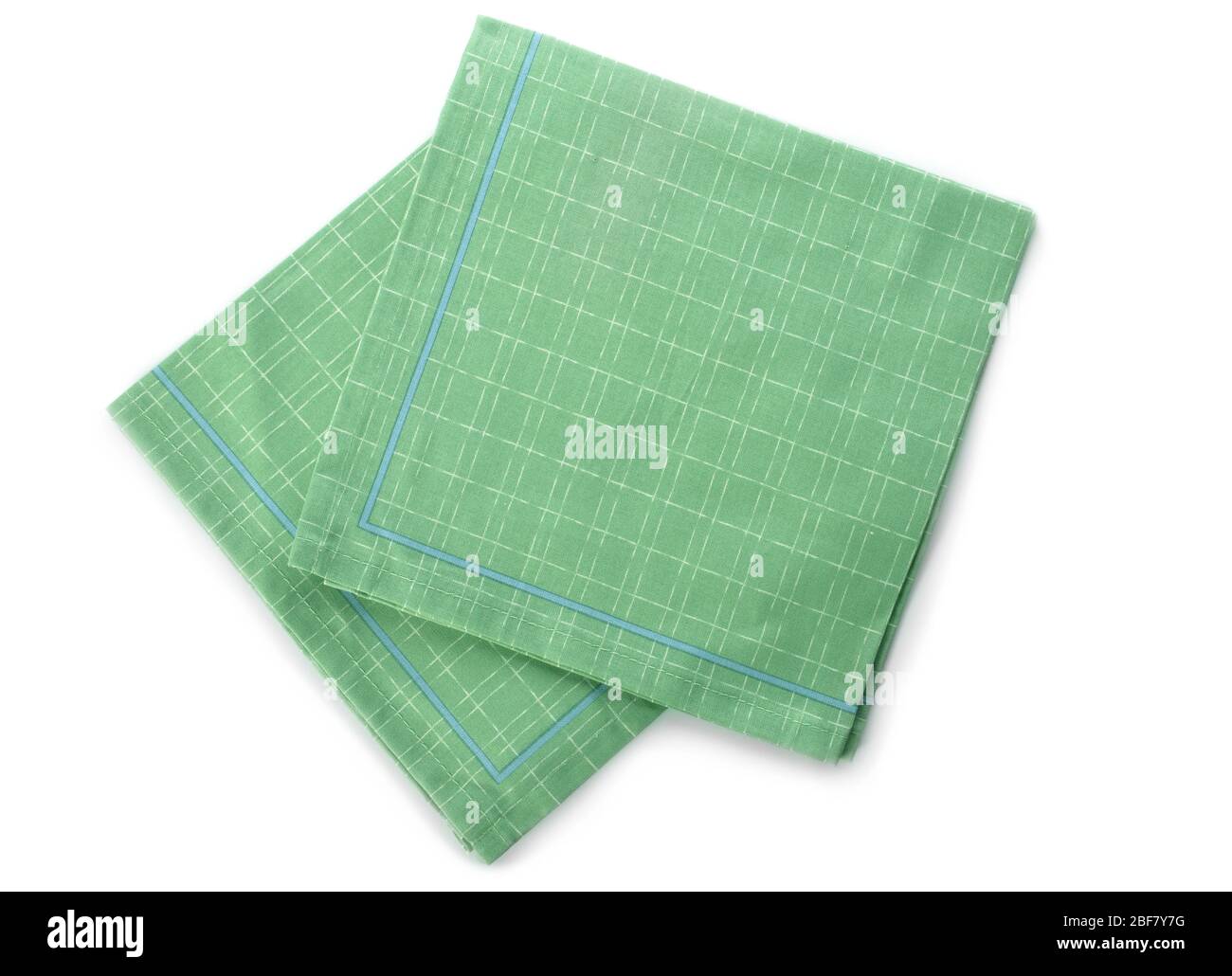 Clean napkin on white background Stock Photo - Alamy