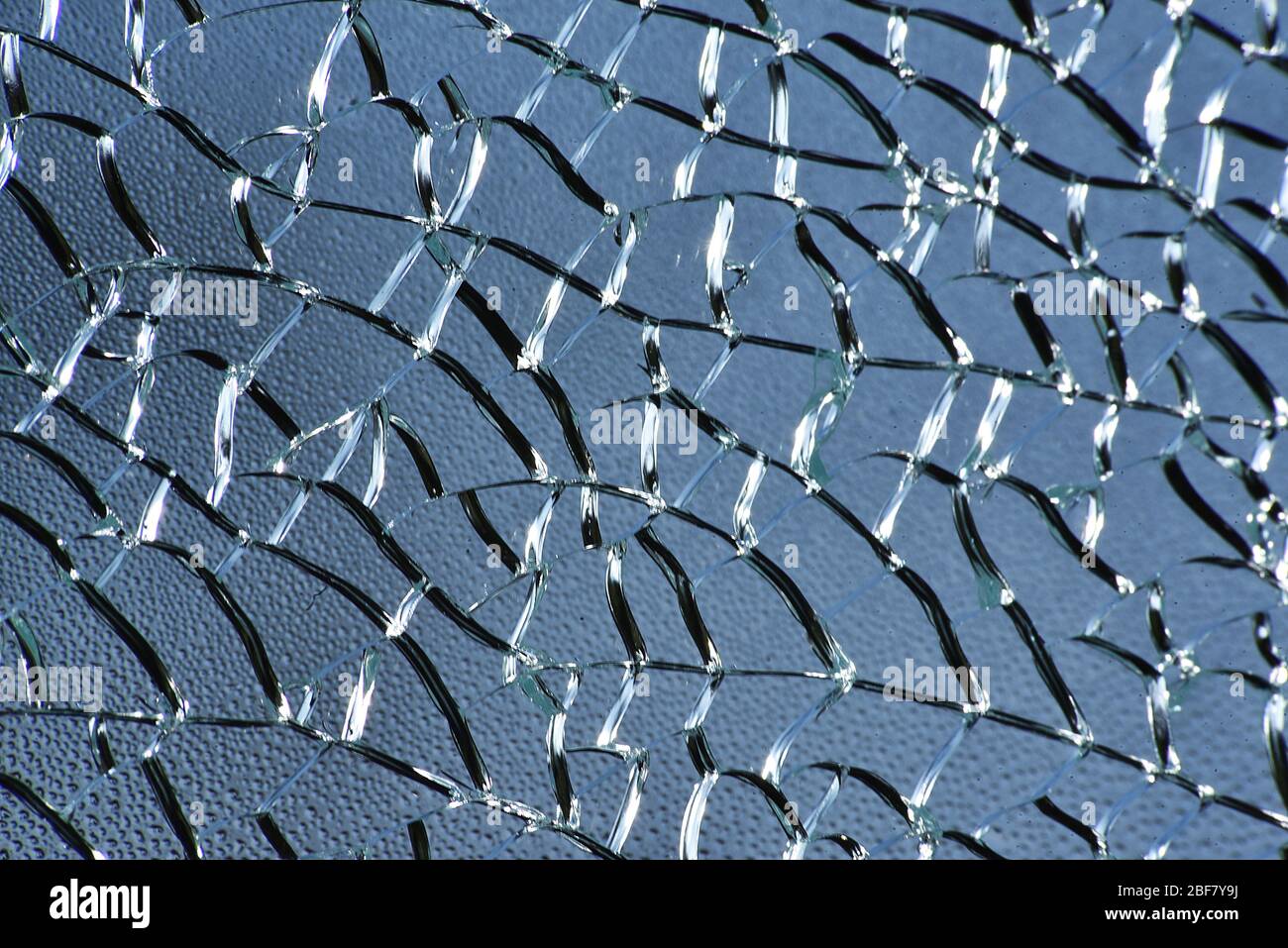 Broken laminated glass window hi-res stock photography and images - Alamy