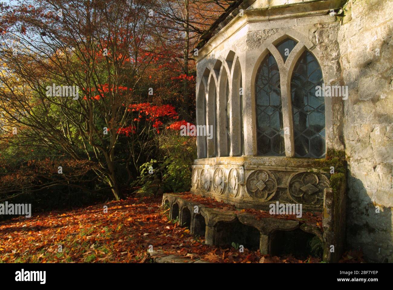 Stourhead gothic cottage hi-res stock photography and images - Alamy