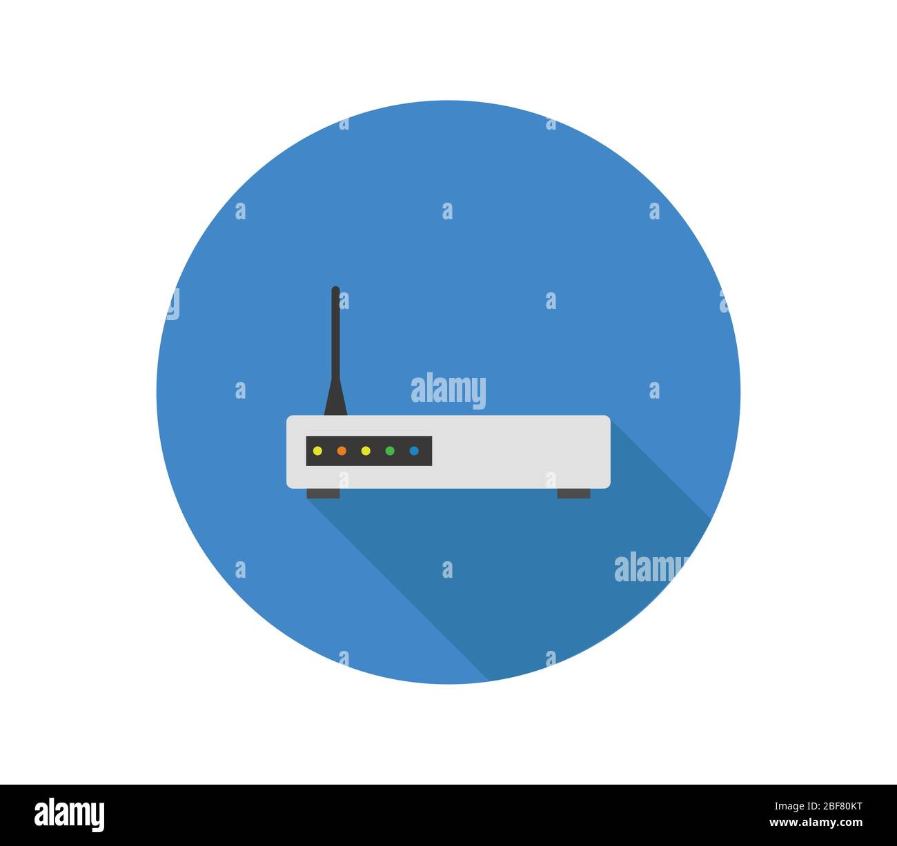 router icon illustrated in vector on white background Stock Vector ...