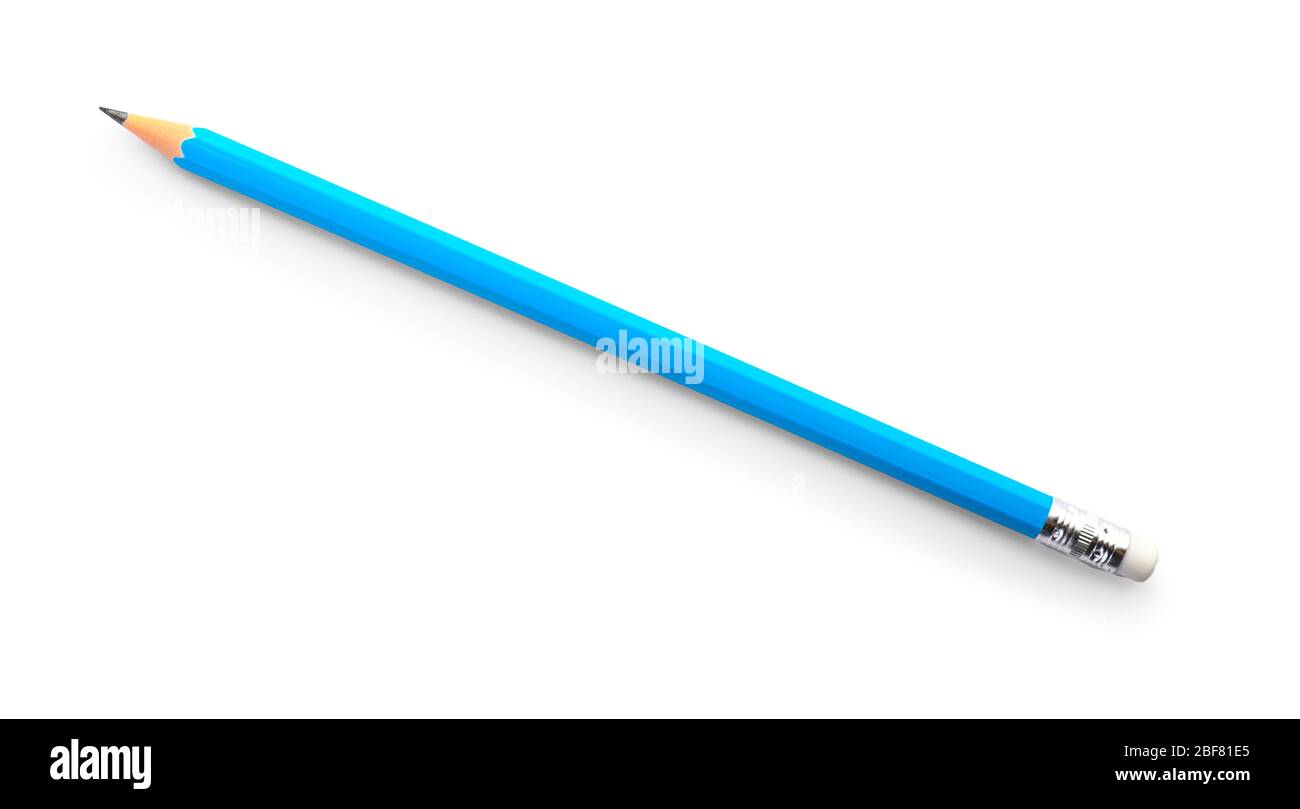Ordinary pencil on white hi-res stock photography and images - Alamy