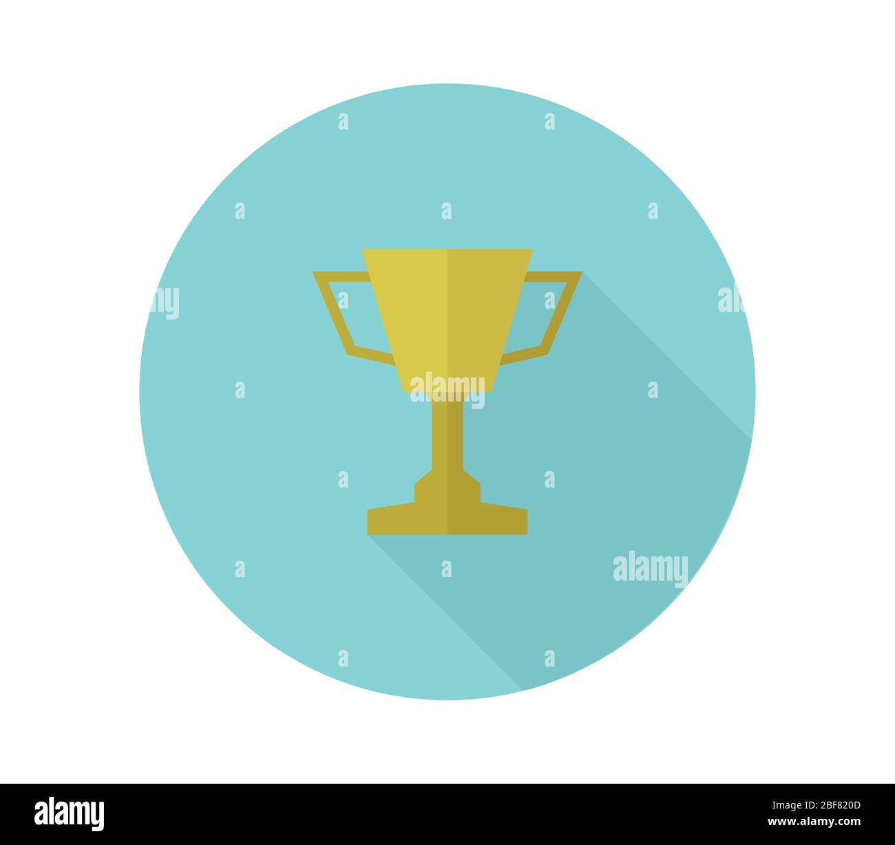 trophy icon illustrated in vector on white background Stock Vector ...