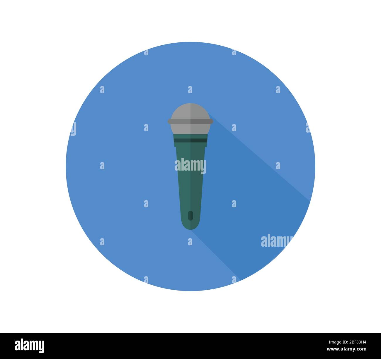 Illustrated microphone Stock Vector Images - Alamy