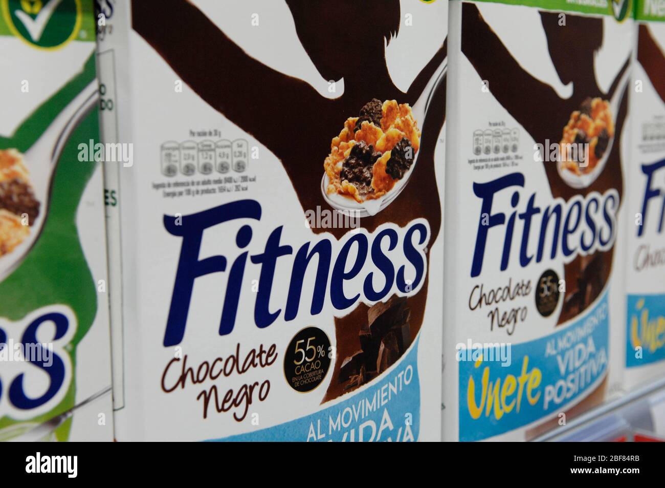 nestle Fitness Cereal Stock Photo - Alamy