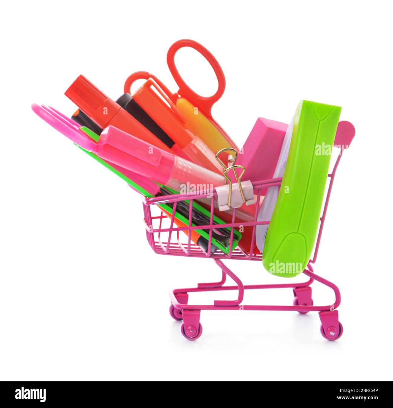 Shopping supplies education Cut Out Stock Images & Pictures - Alamy
