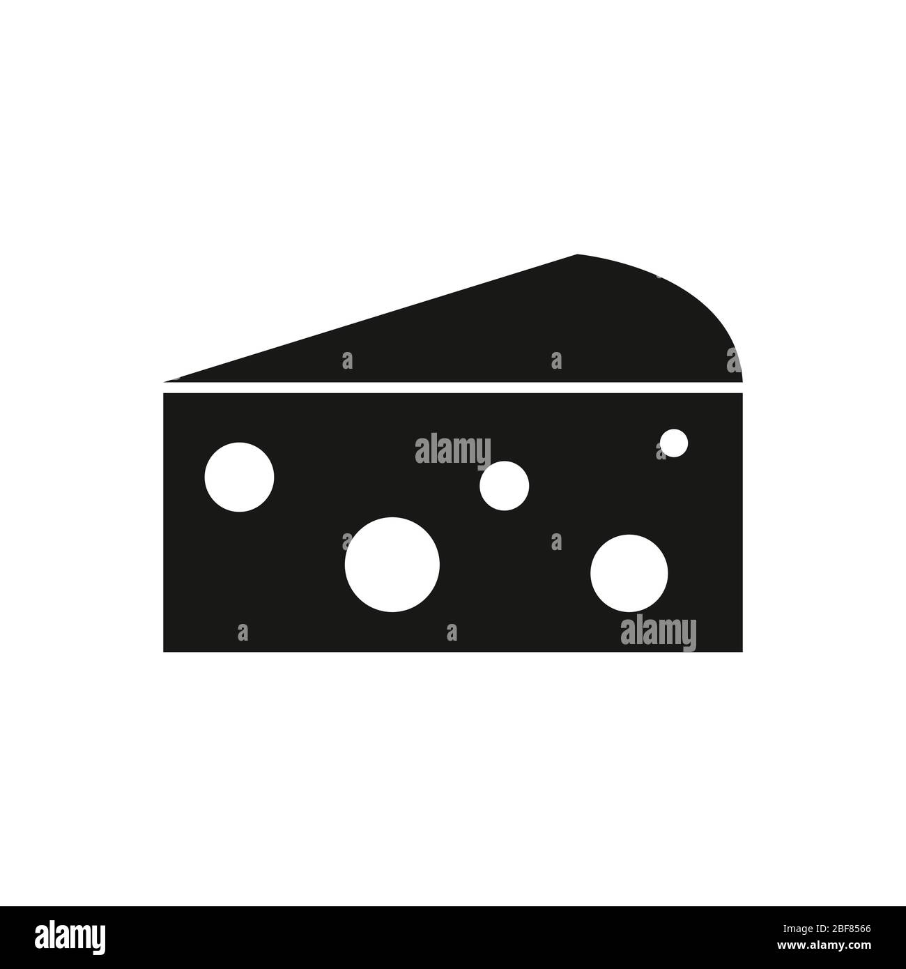 cheese icon illustrated in vector on white background Stock Vector ...