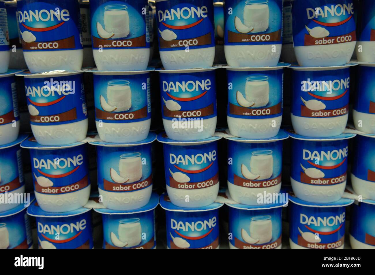 Danone yoghurt hi-res stock photography and images - Alamy