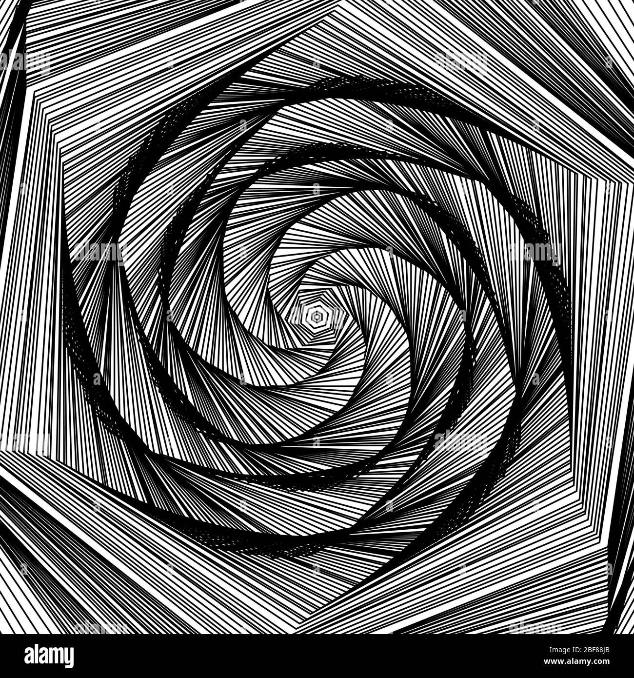 Spiral And Radial Web Pattern Black and White Stock Photos & Images - Alamy