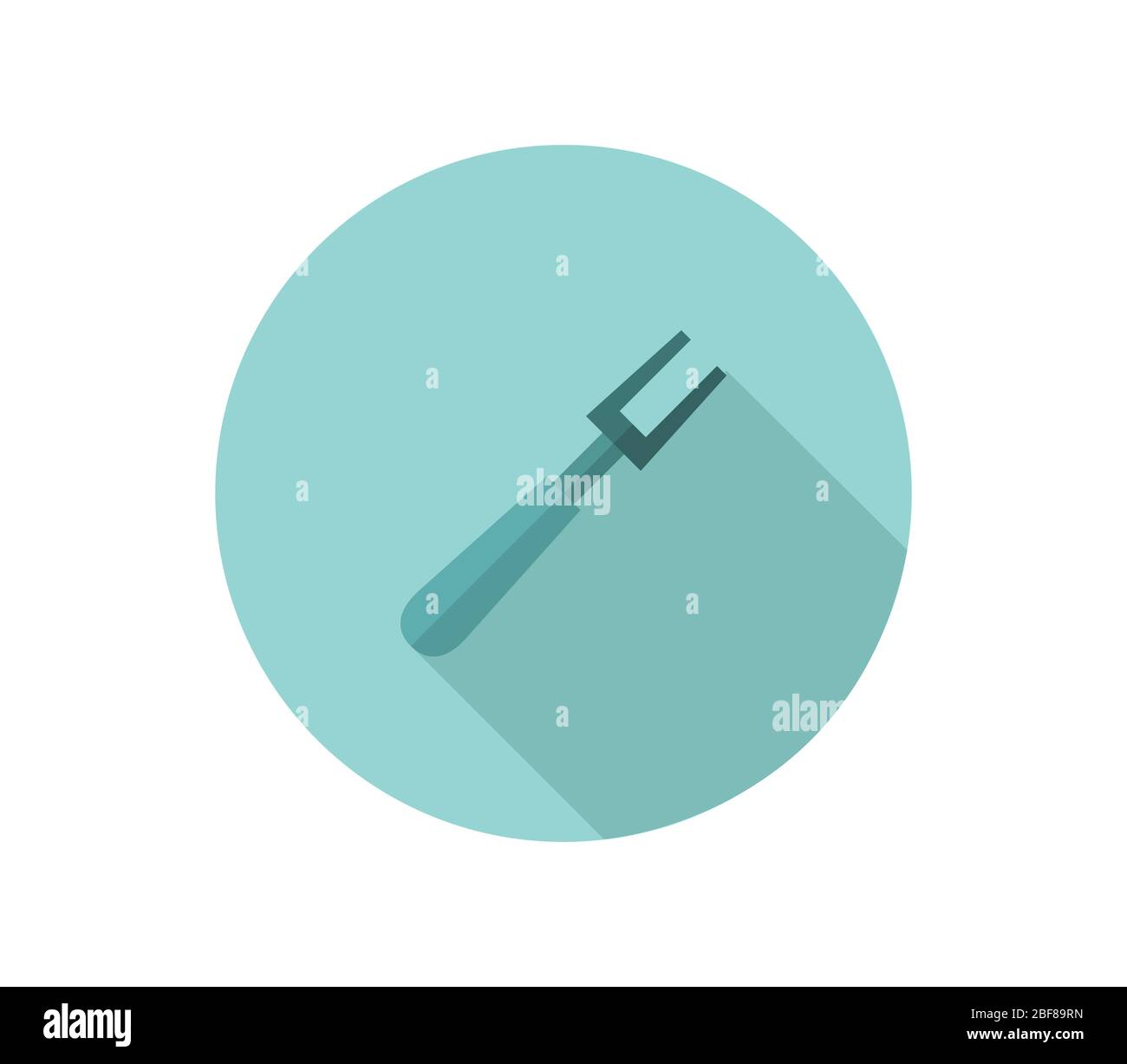 fork icon illustrated in vector on white background Stock Vector Image ...