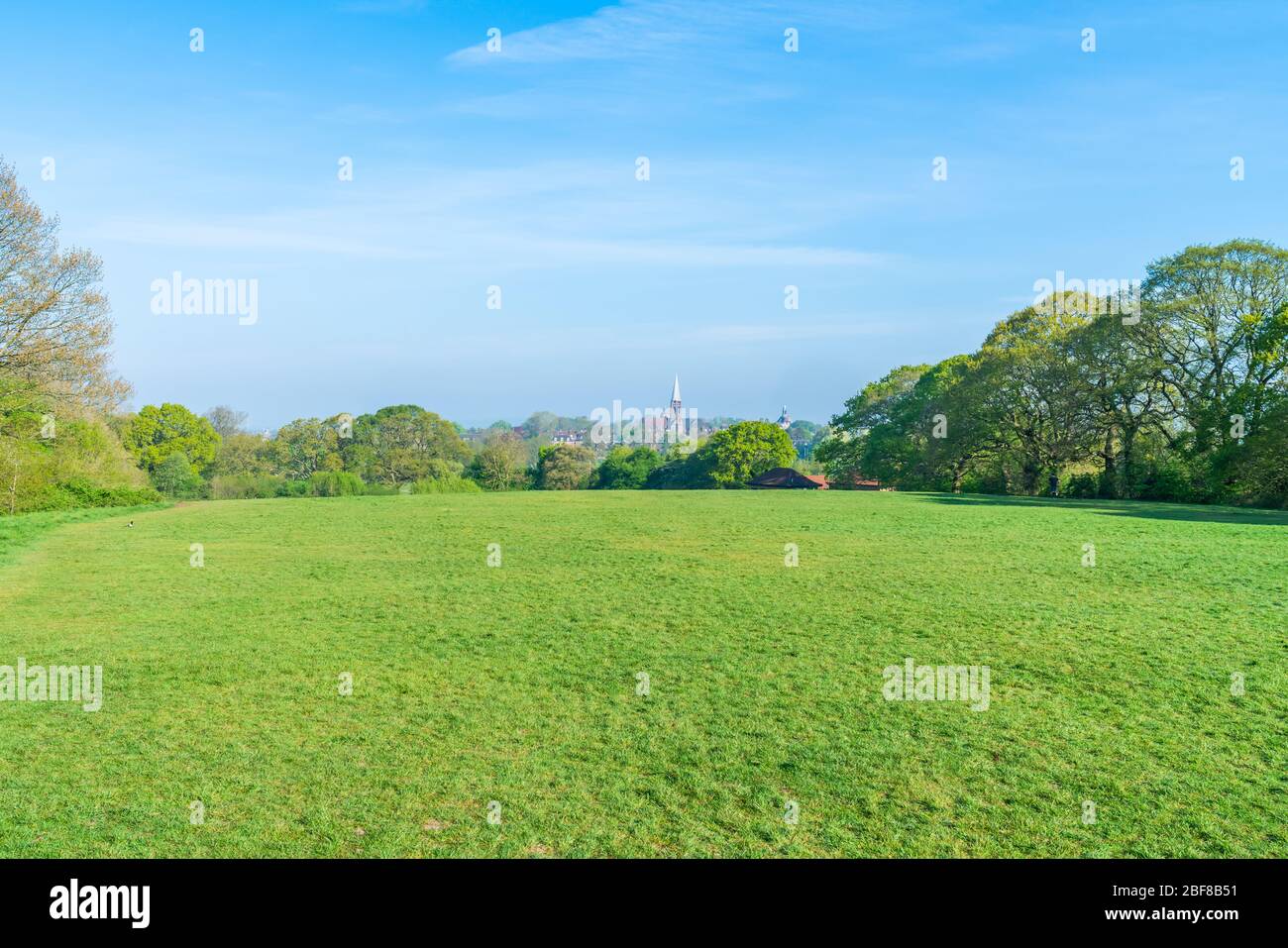 Hampstead Garden Suburb green, London, UK Stock Photo - Alamy