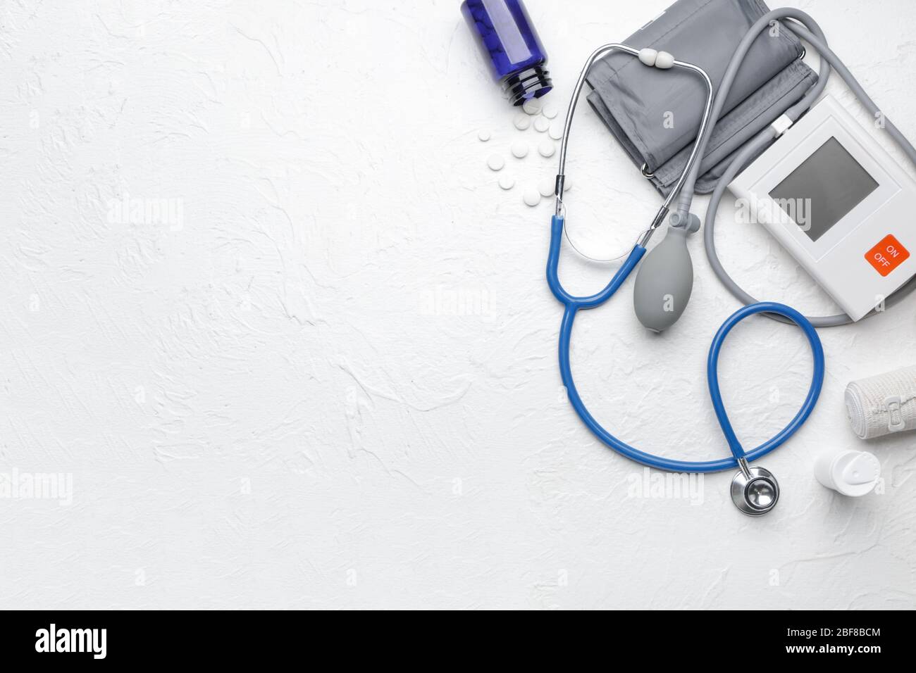 First aid kit on white background Stock Photo - Alamy