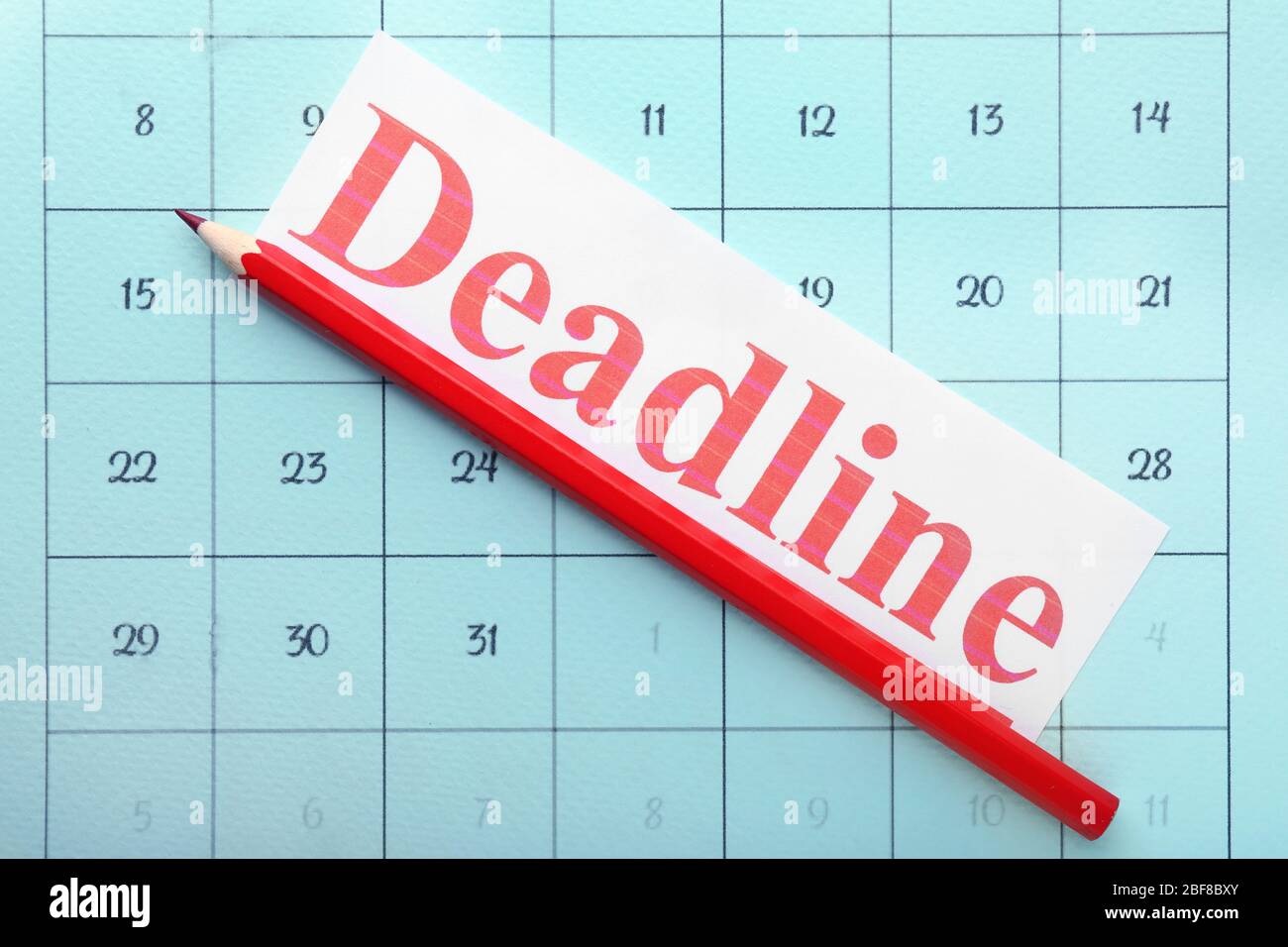 Duration calendar hi-res stock photography and images - Alamy