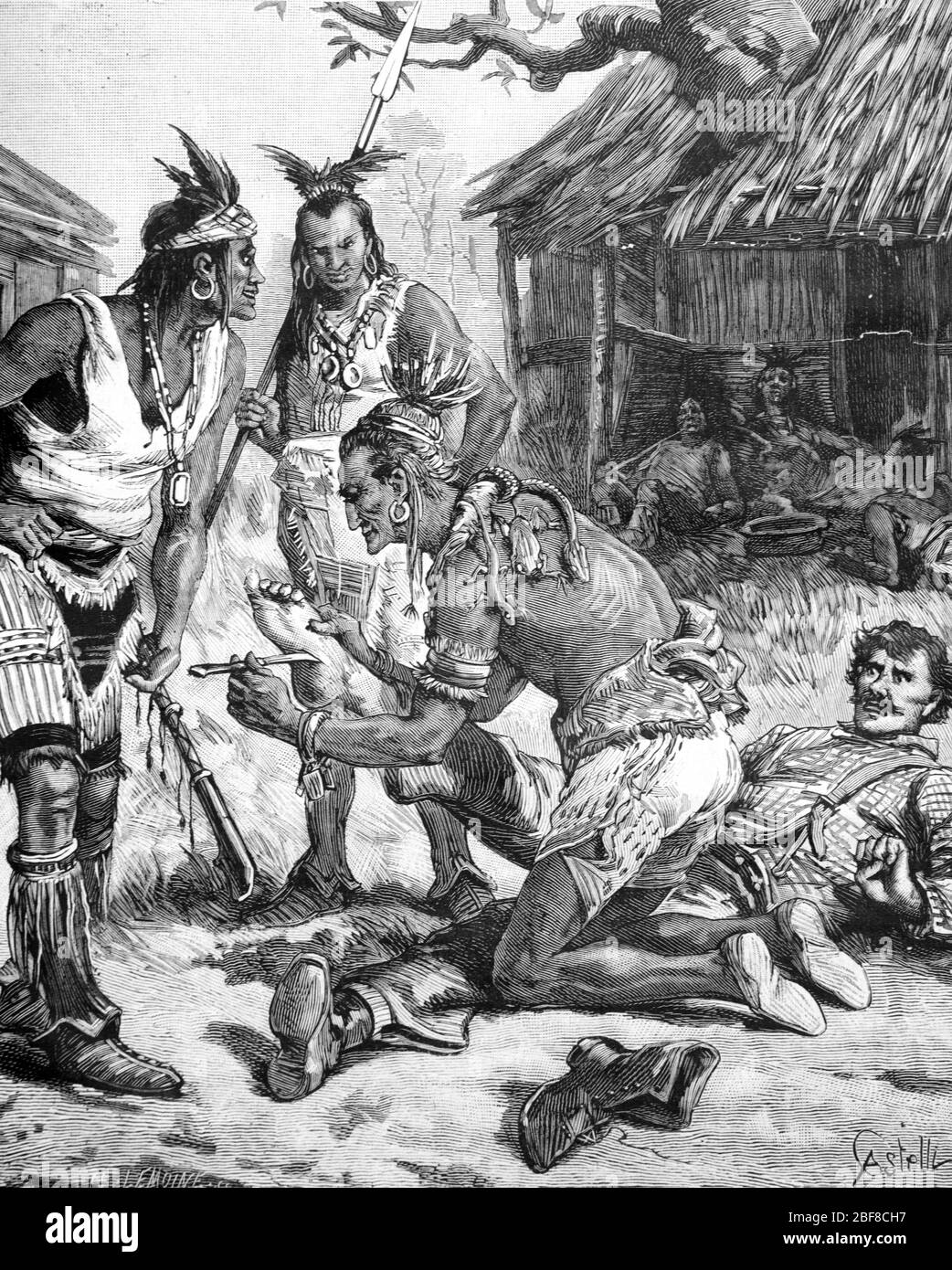 Traditional indians Black and White Stock Photos & Images - Alamy