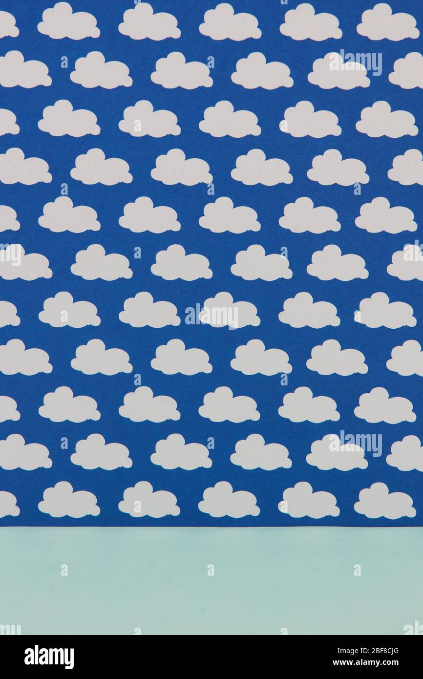Vertical Sky & Clouds Paper Background Stock Photo - Alamy
