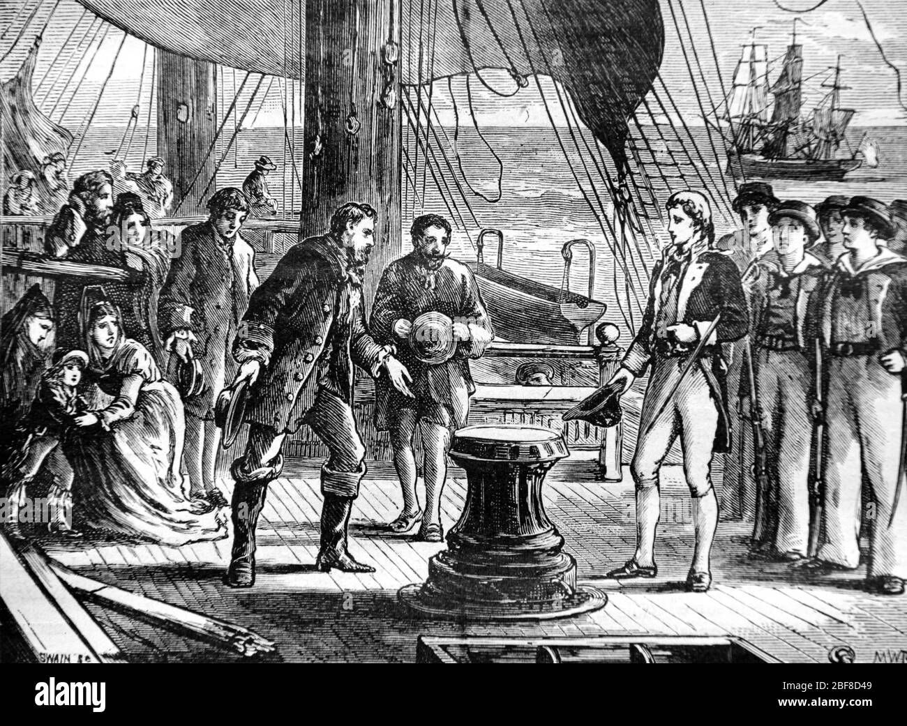 George Anson, Captain of HMS Centurion Warship, & Saumarez Aboard the ...