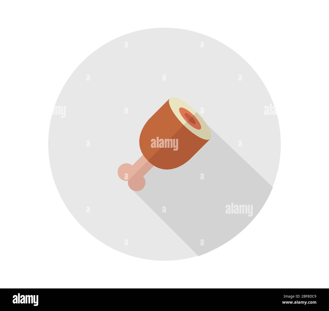 ham icon illustrated in vector on white background Stock Vector Image ...