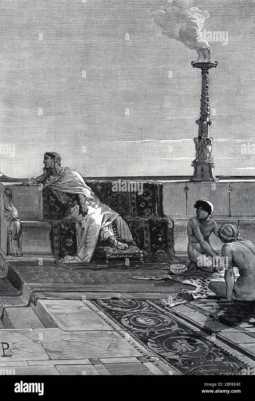 Antiquite romaine : L'empereur romain Tiberius (Tibere, 42 av JC-37 ap ...