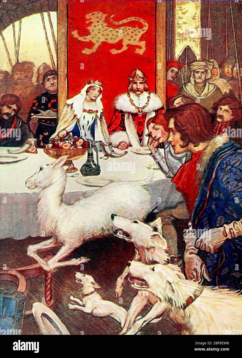 vintage arthurain king arthur knights of the round table medieval ...