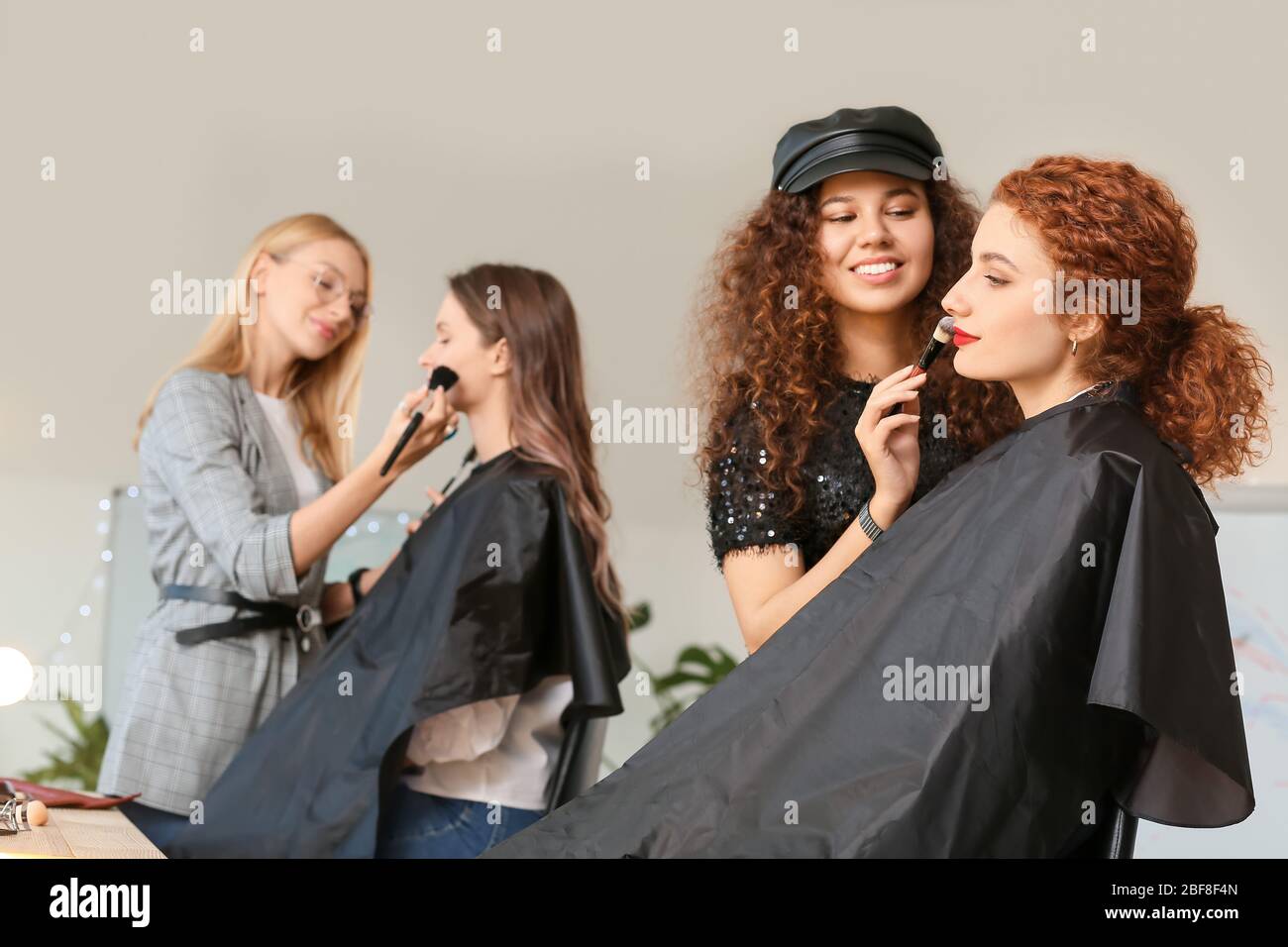 Cosmetology school makeup hi-res stock photography and images - Alamy