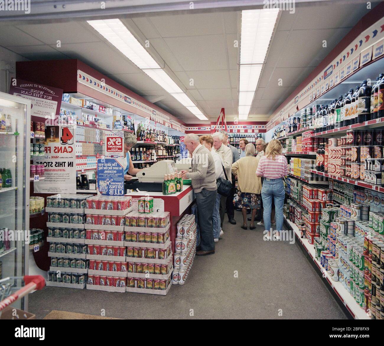 1987 Kwik Save supermarket, Prestatyn, North Wales,UK Stock Photo - Alamy
