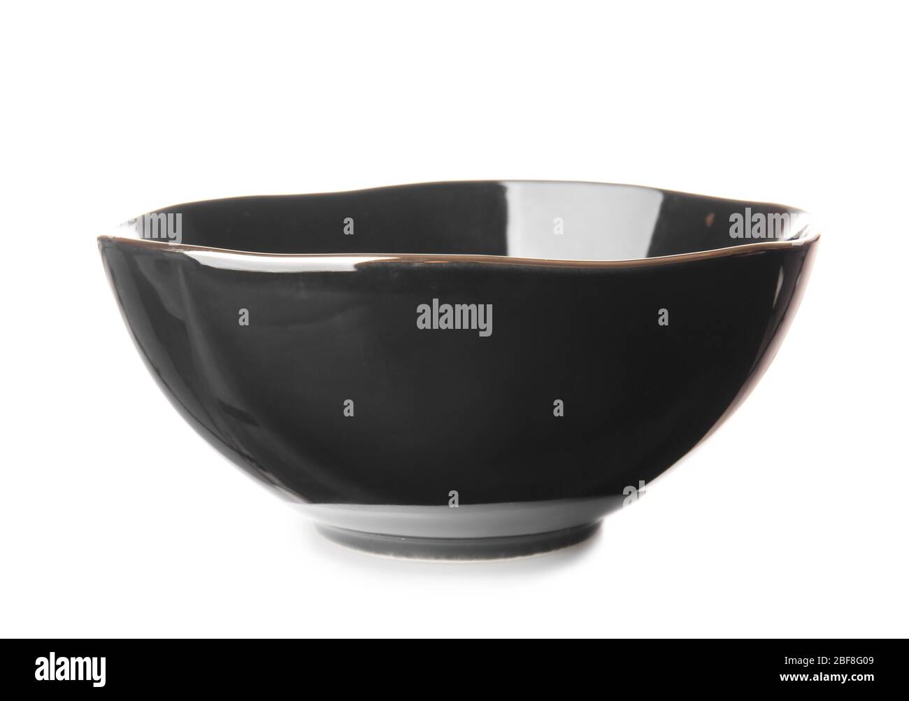 Clean bowl on white background Stock Photo - Alamy