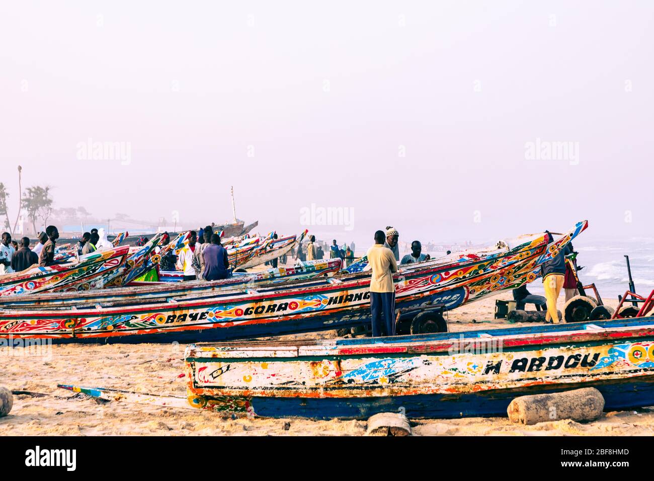 KAYAR, SENEGAL - NOVEMBER 14, 2019: Traditional fishing village of ...