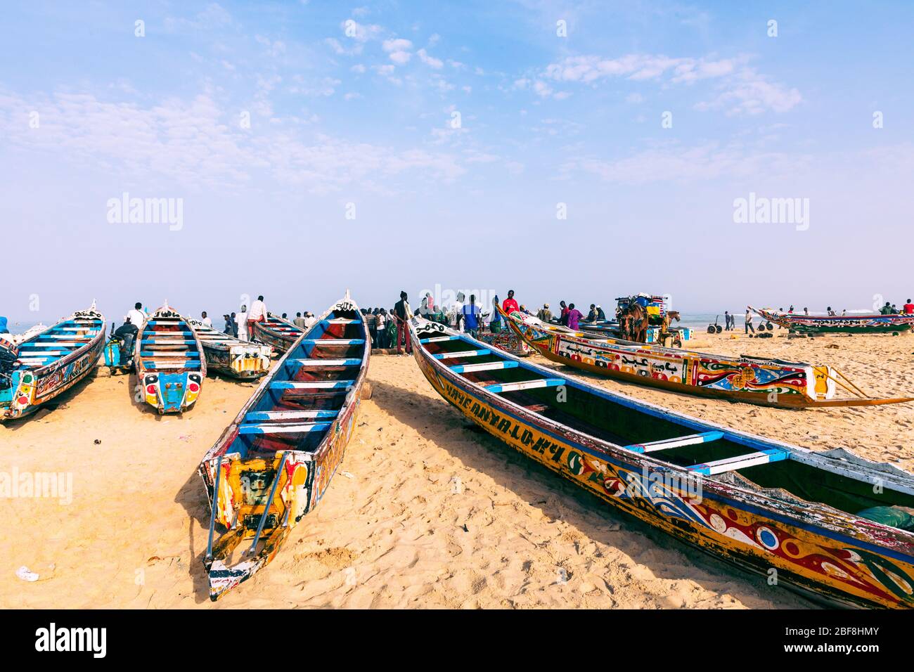 KAYAR, SENEGAL - NOVEMBER 14, 2019: Traditional fishing village of ...