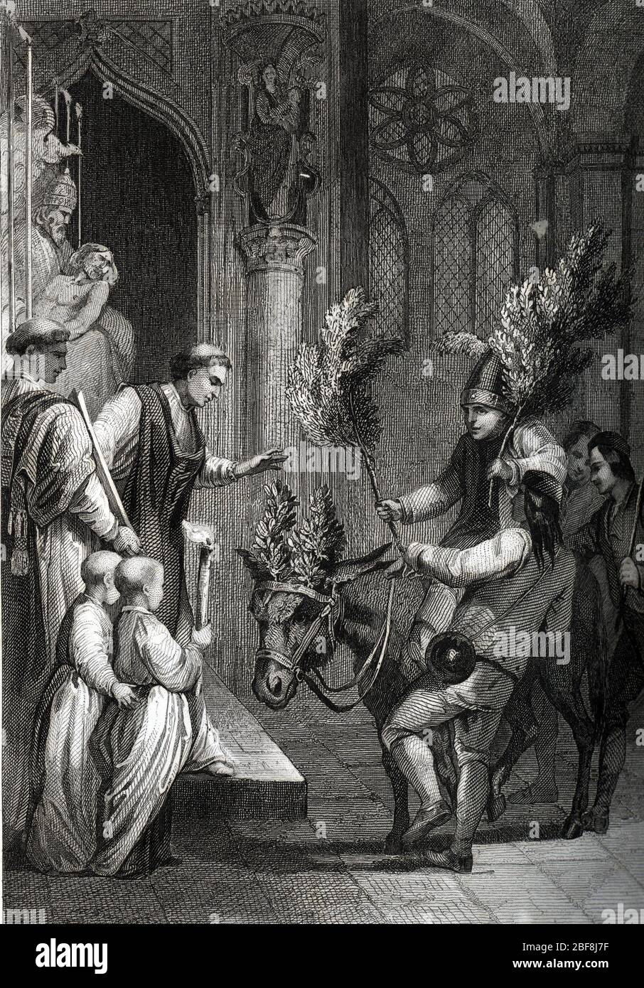 Celebration de la fete dieu instituee par le roi Rene d'anjou en 1462 ...