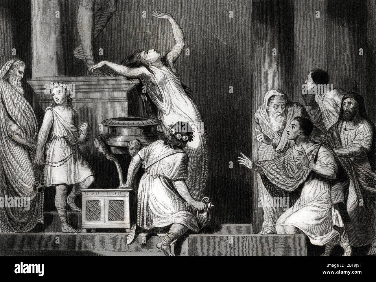 Grece antique: le sanctuaire d'Apollon, consultation de l'oracle de Delphes a travers la ...