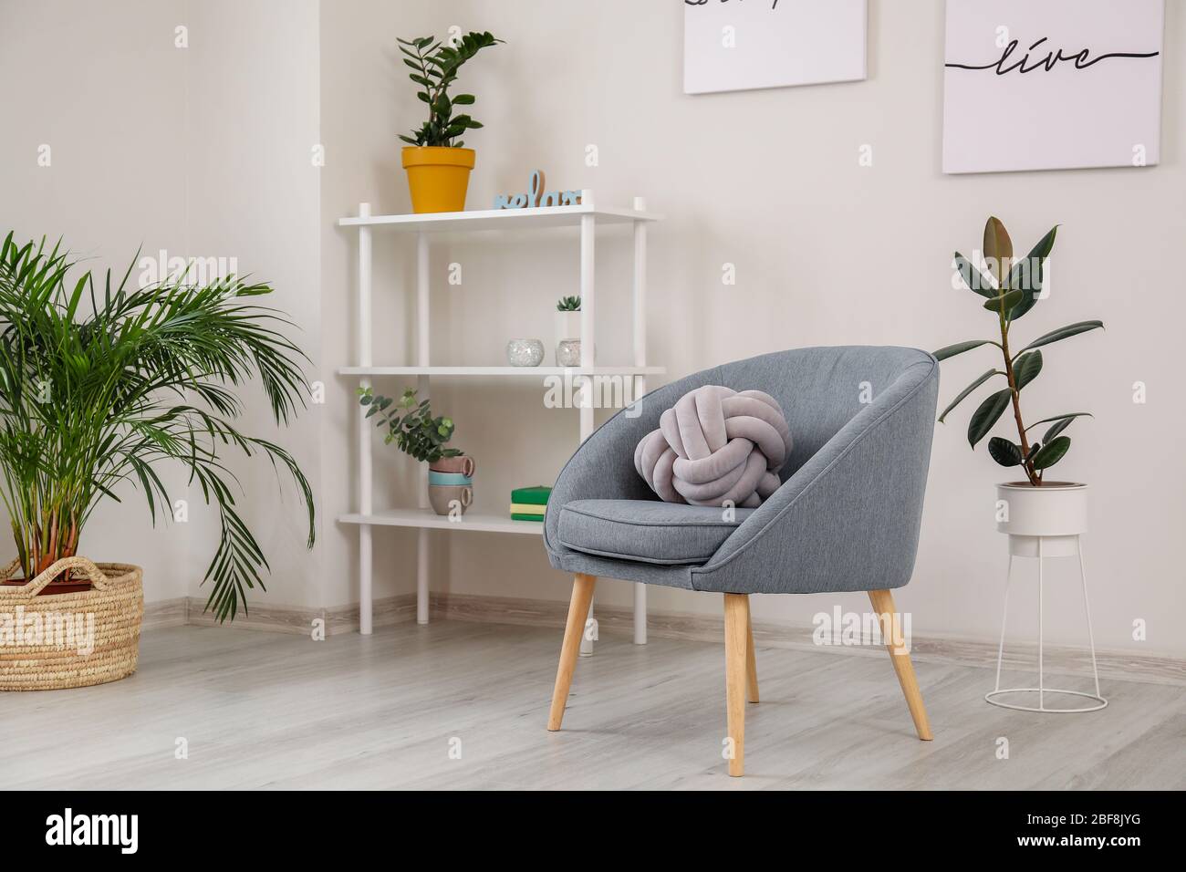 Interior of modern comfortable room Stock Photo - Alamy