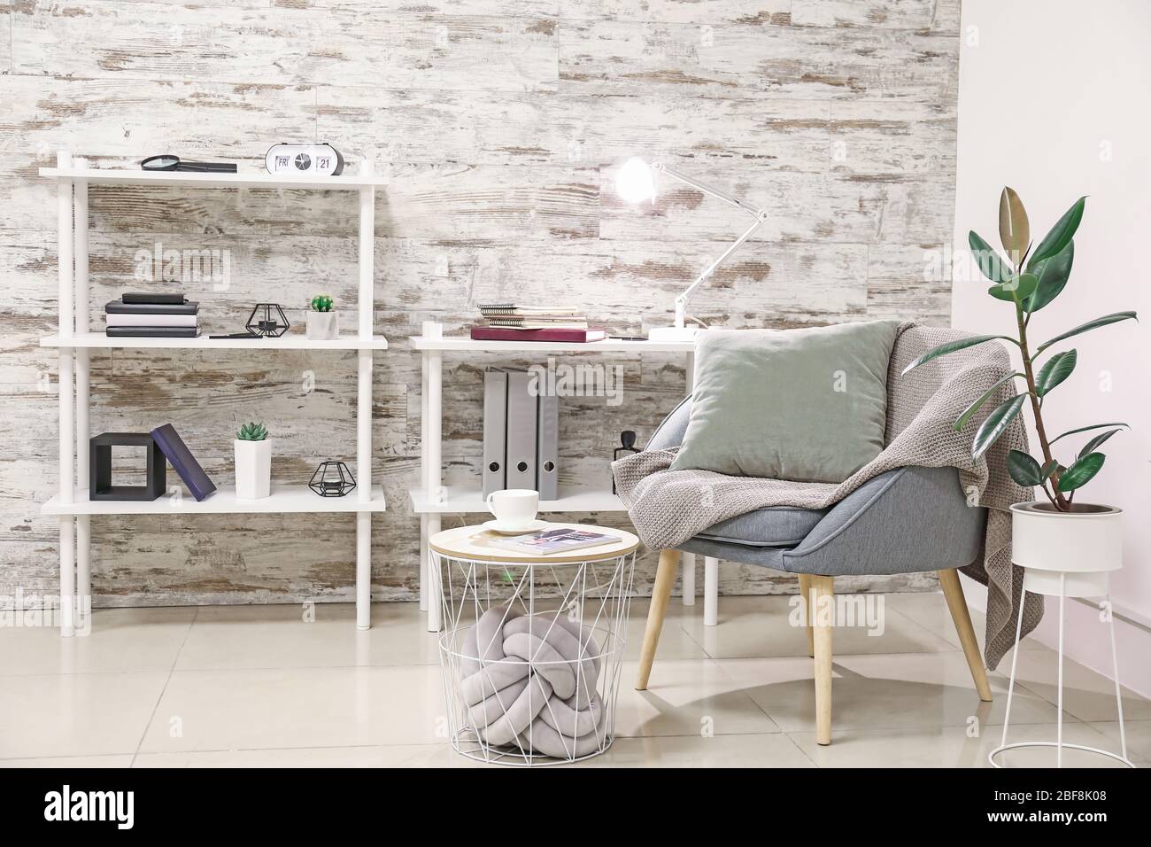 Interior of modern comfortable room Stock Photo - Alamy