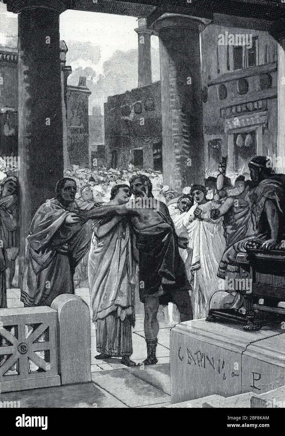 Rome antique : "La mort de Virginie" En 449 avant JC, Appius Claudius ...