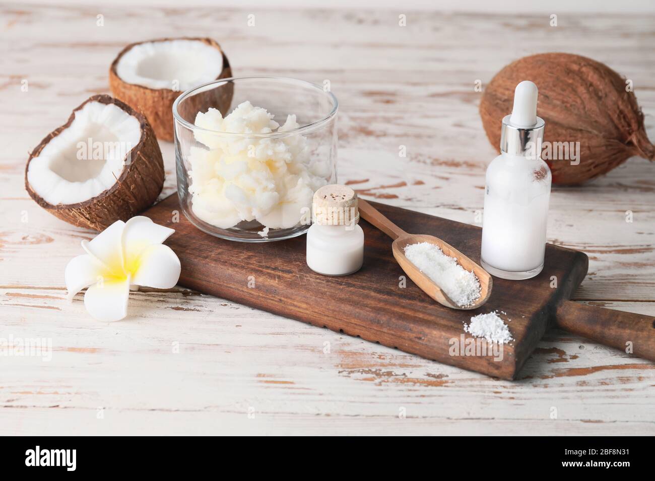 Coconut products hi-res stock photography and images - Alamy